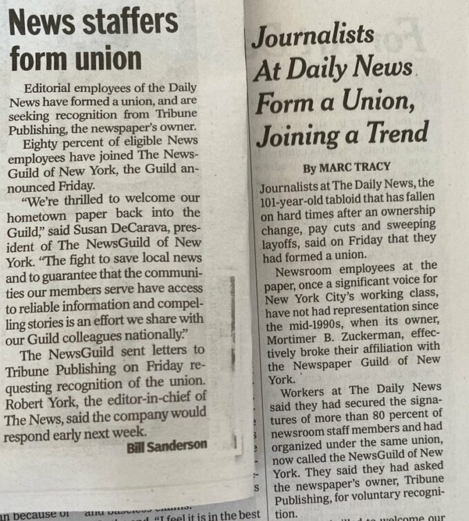Newsletter: Getting to NewsGuild Strong | The NewsGuild - TNG-CWA